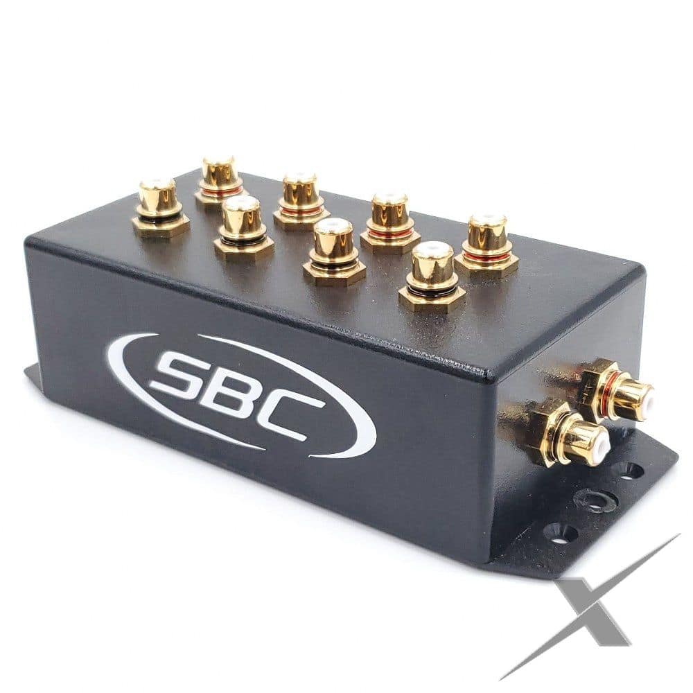 SBC "Cock Box" RCA Distribution Block 1 to 4 Pair
